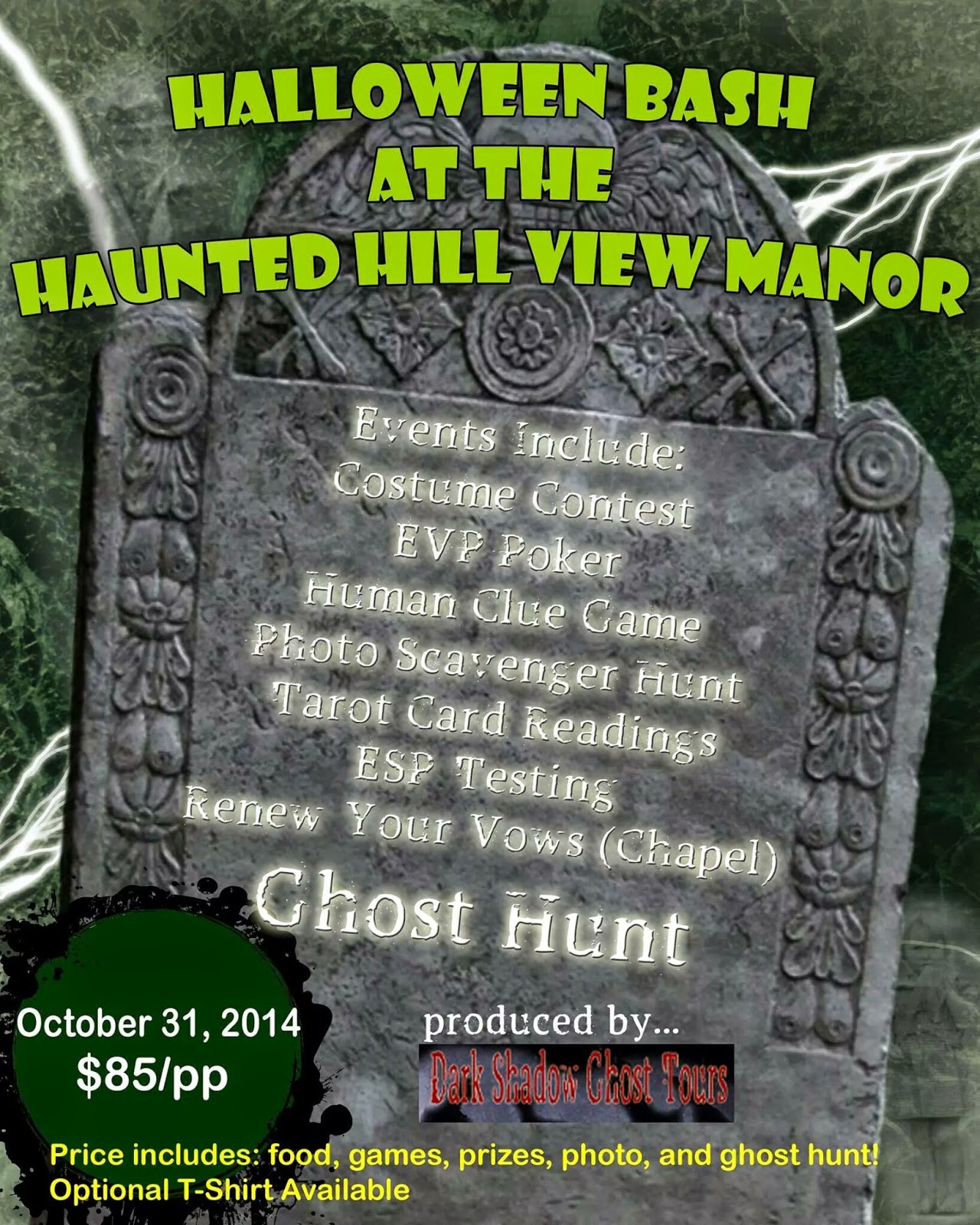 Halloween Party 2014 - Dark Shadow Ghost Tours Style | Dark Shadow ...