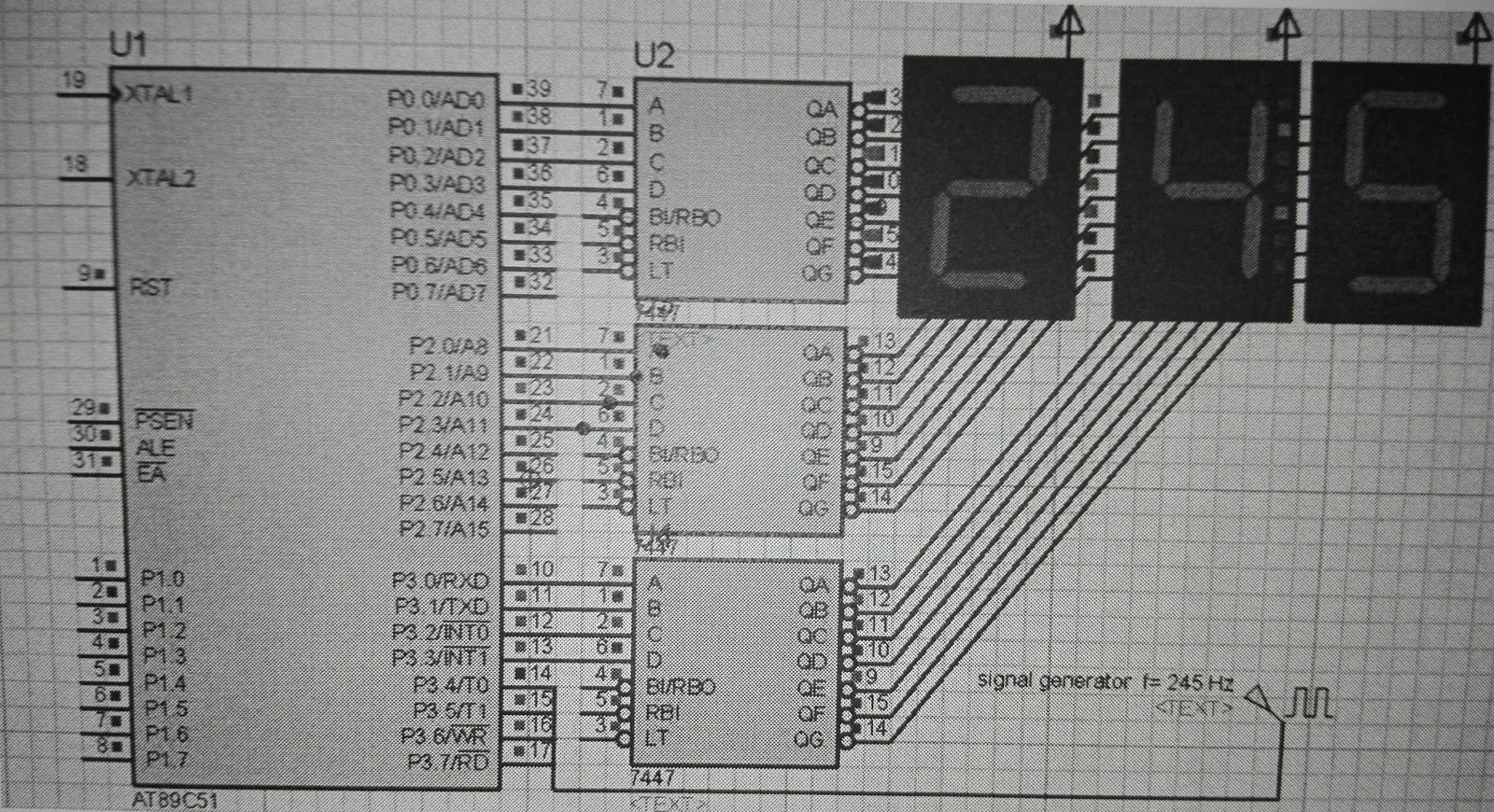 Frequency Measurement Using 8051 Assembly Program Code Proteus Stimulation Keil