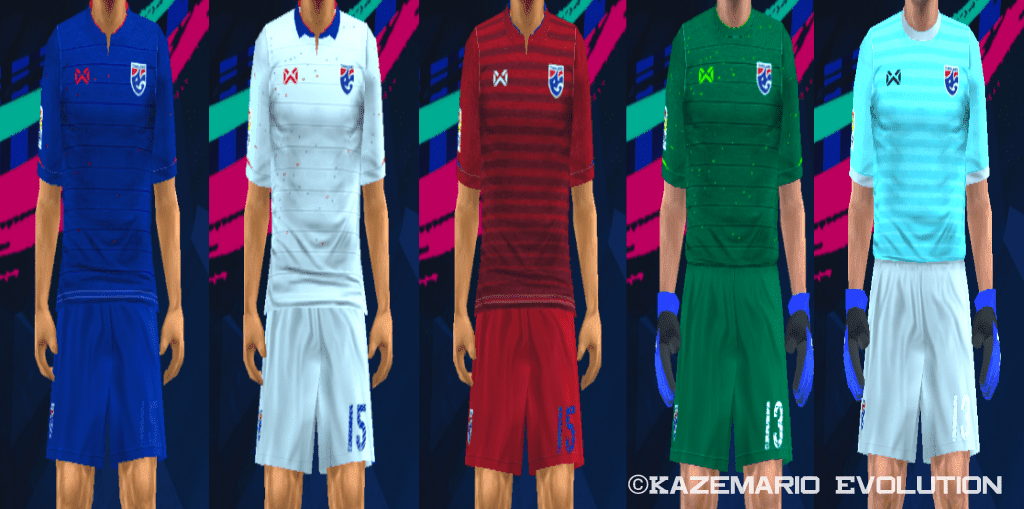 Thailand Kits 2019 For PES PSP (PPSSPP) - PES PTCH