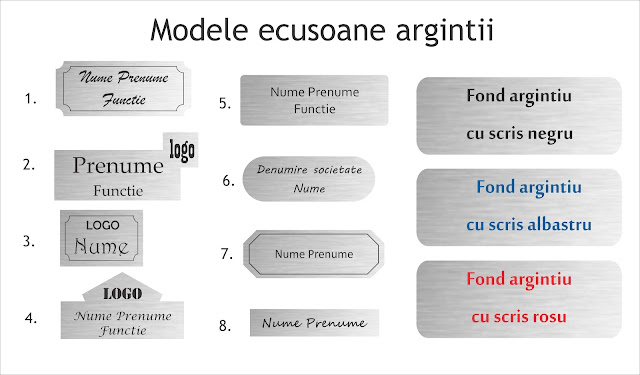 ecusoane: Modele ecusoane