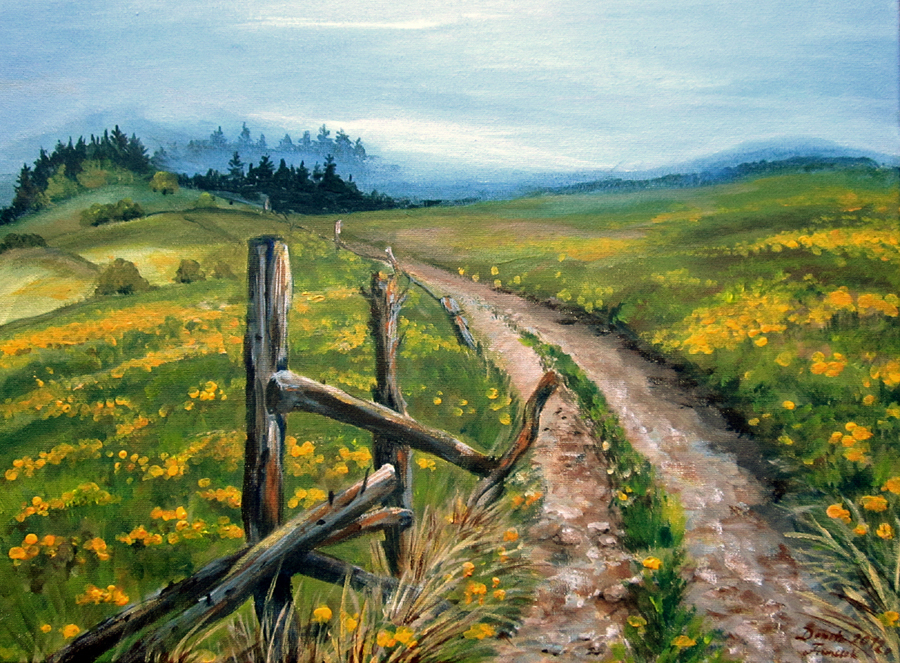 MOJE UKOJENIA OBRAZY DUSZĄ MALOWANE: Majowy pejzaż