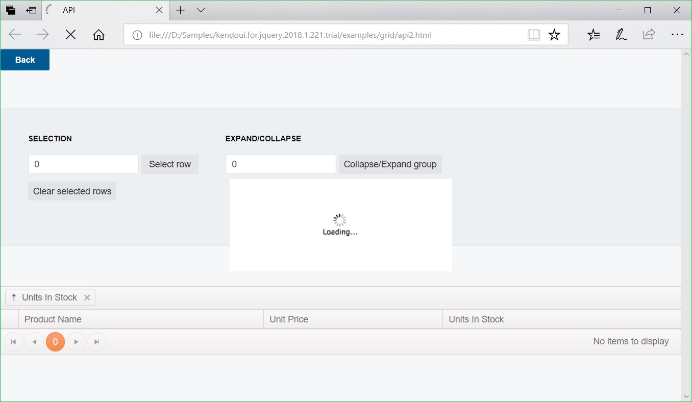 Fong Coding Resources Kendo Ui Grid Center The Progress Bar