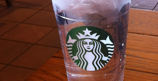 michelle's a writer: really, mcdonalds? when did water become a courtesy?