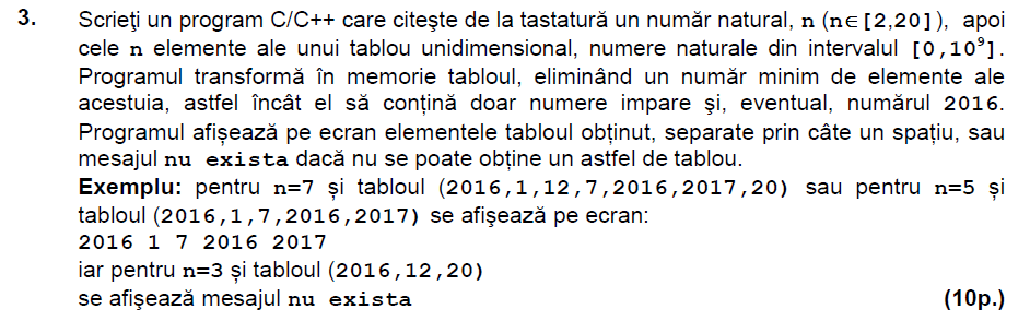 Rezolvare Model BAC 2016 Informatica (SN) - Subiectul al III-lea ...