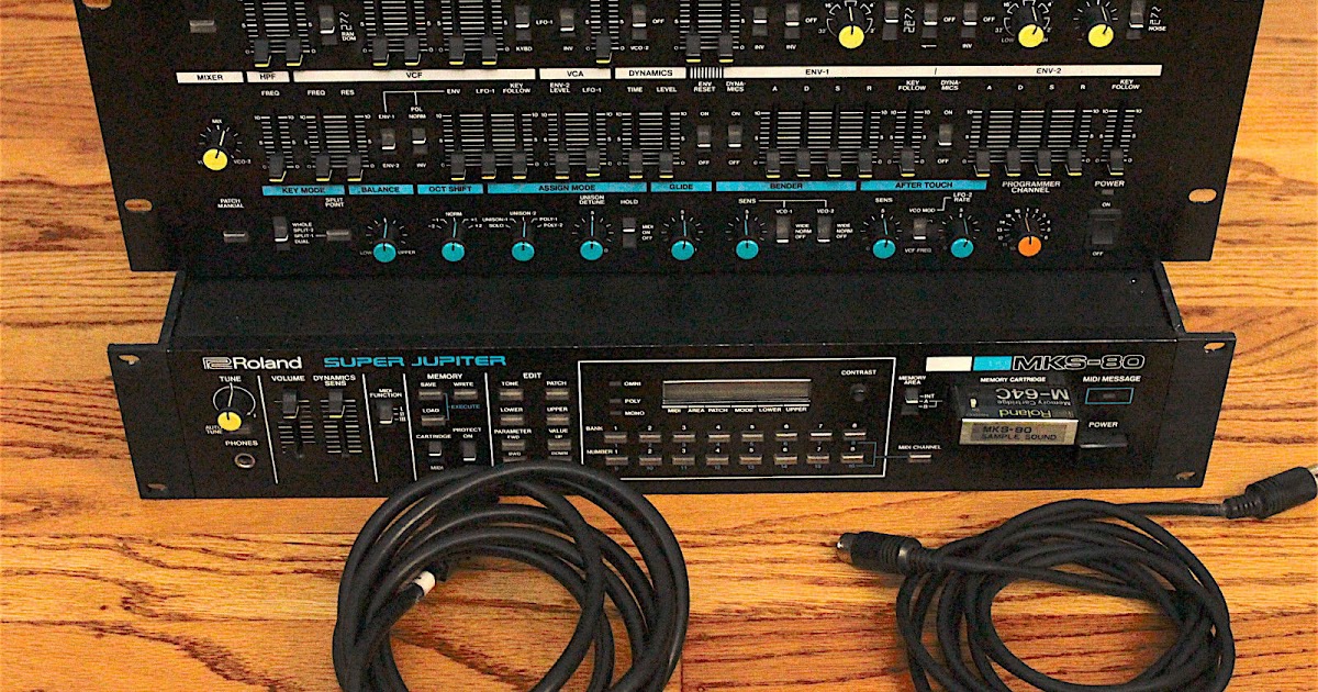 MATRIXSYNTH: Roland MKS-80 Super Jupiter + MPG-80 Super Programmer