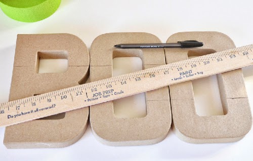 iLoveToCreate Blog: Simple DIY Little Letter Pinatas