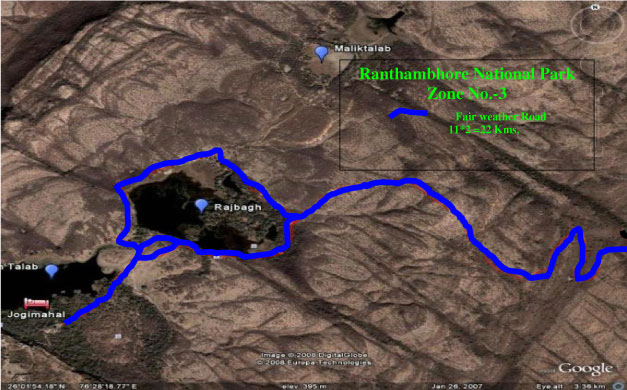 Ranthambore National Park: Zone Map