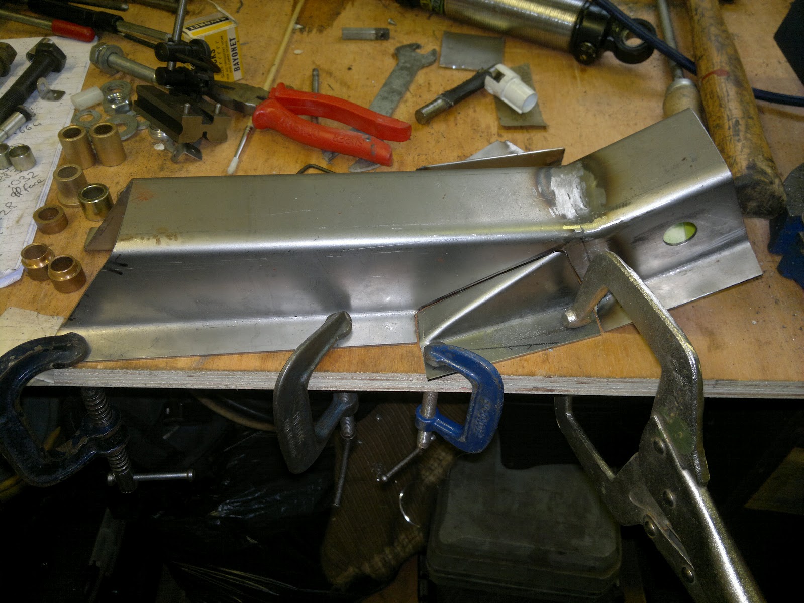 Pauls splitscreen van project: Rear shock mounting for 944 IRS ...