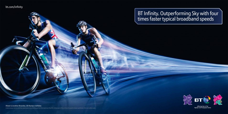 Visual Dispensary: BT Infinity Olympic campaign 2011.