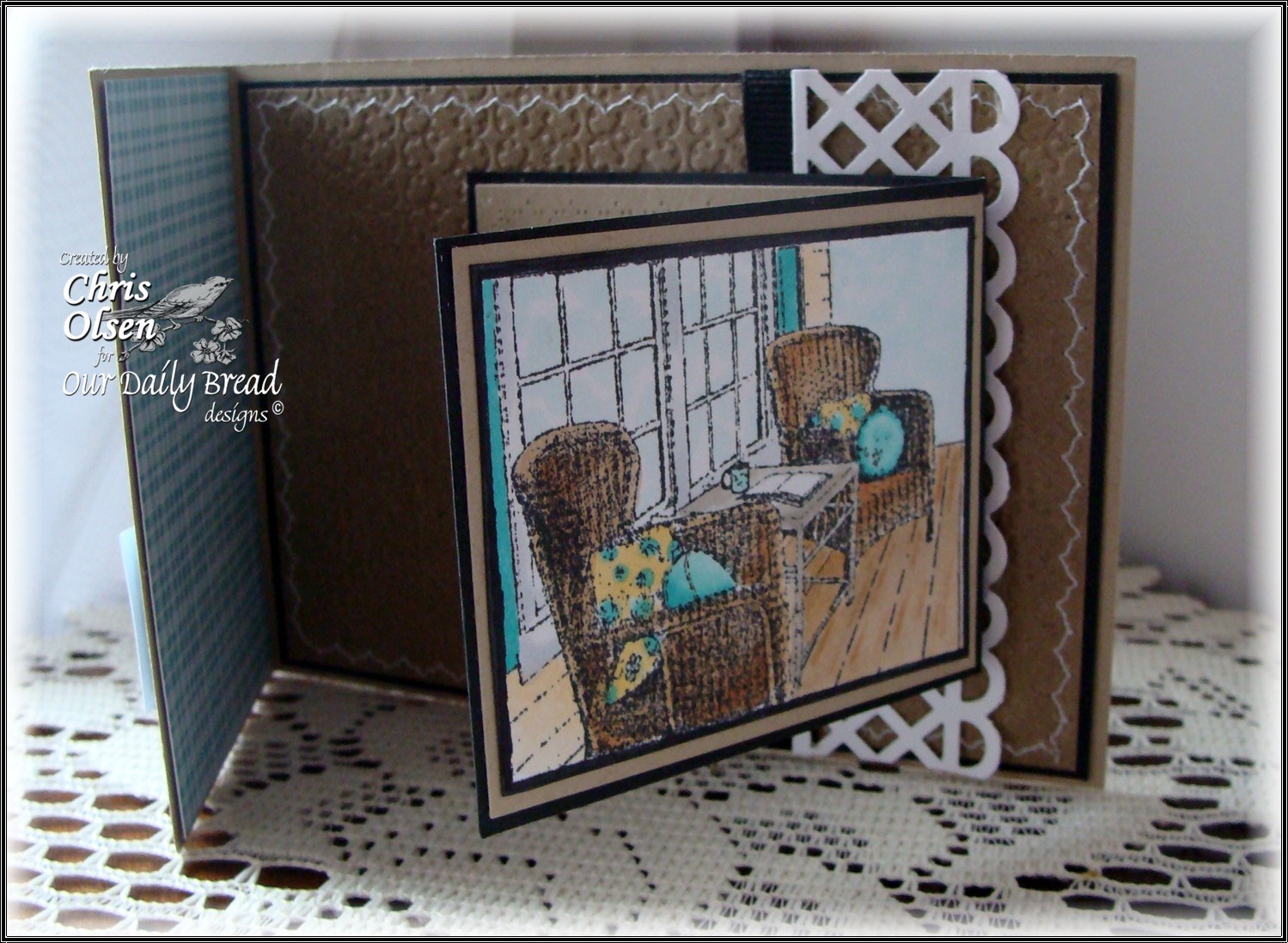 ODBDSLC61 Refreshing Joy Fold | Twinkles Glow with Stamps
