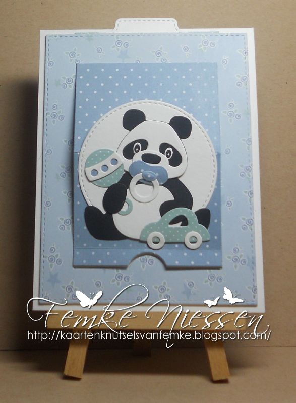 kaartenknutsels van femke: Pop-up slider cards baby boy and girl