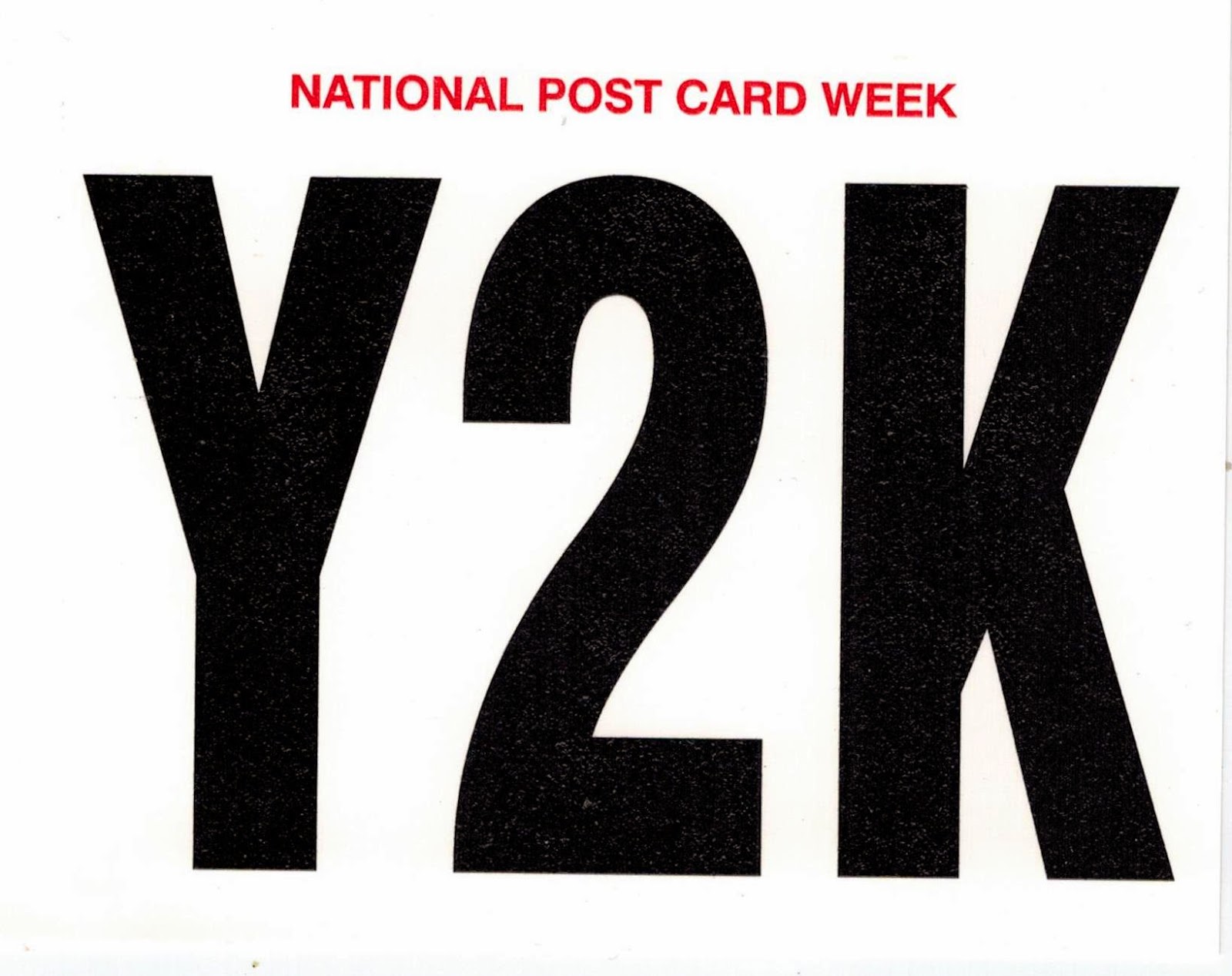 Postal History Corner: The Y2K Millennium Bug