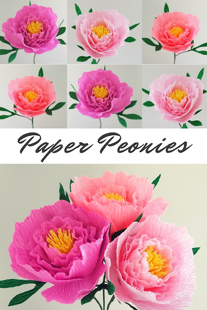 A Playful Stitch: Paper Peonies