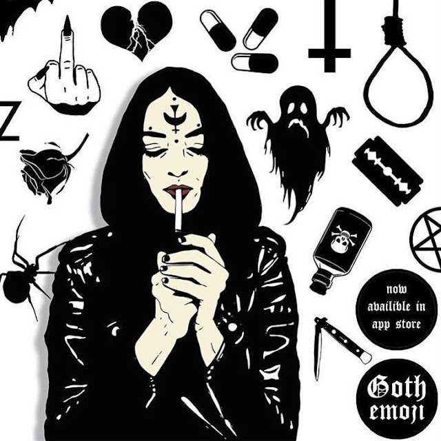 www.reneeruin.com: GOTH EMOJI IS HERE!
