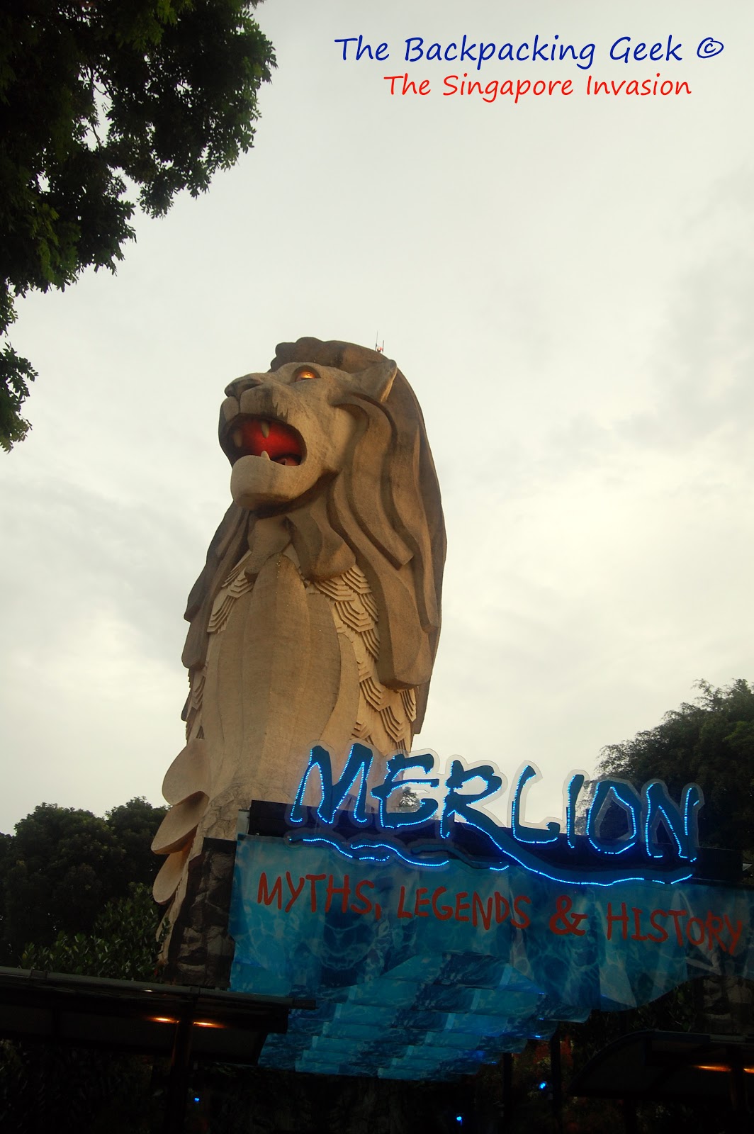 The Backpacking Geek: The hurried trip to Sentosa Island