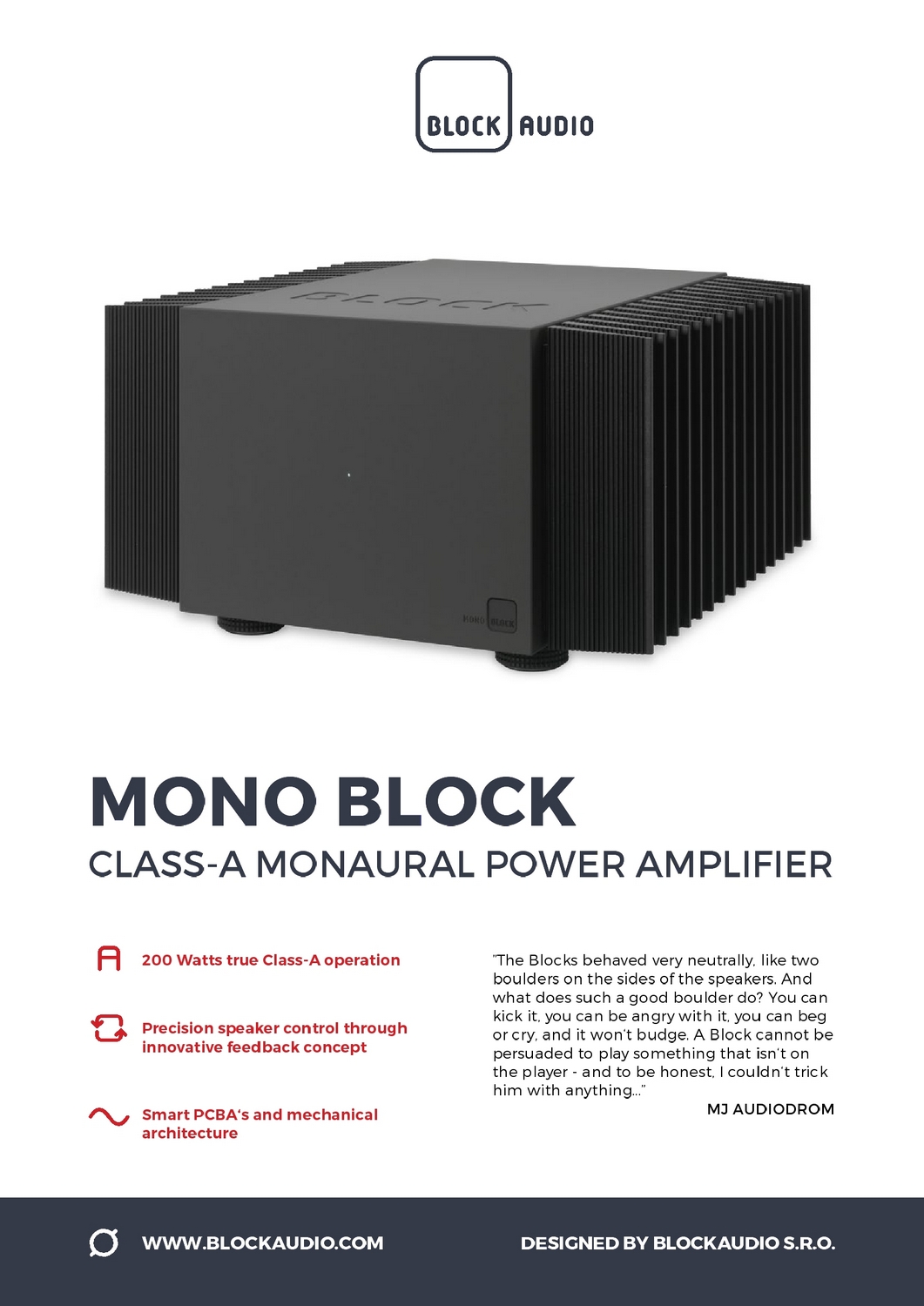 Wizard High-End Audio Blog: Block Audio Shelf Block Speakers