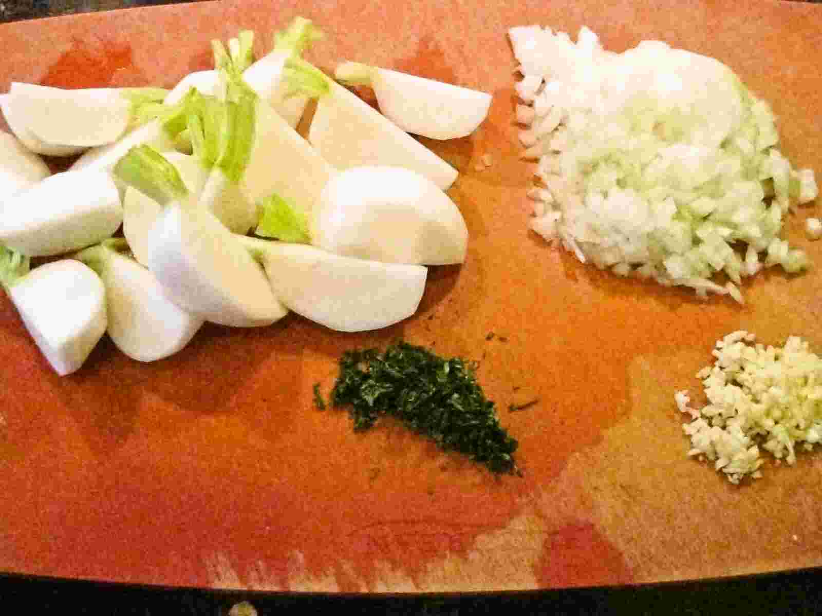 Recipes for Tom: Kabu to tomato no nikomi / Japanese turnips in tomato ...