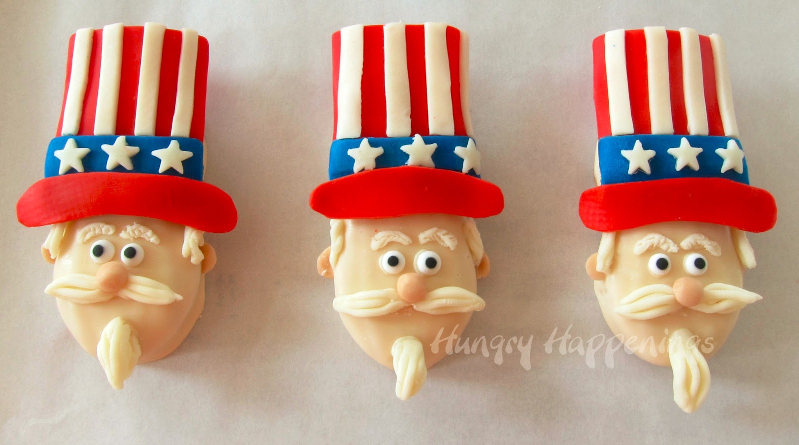 Uncle Sam Nutter Butter Cookies for the 4th of July