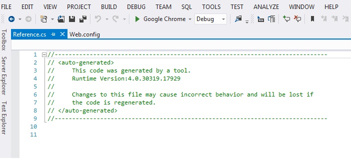 Pull Forward Mvc 4 Wcf Add Service Reference Generates Blank Proxy