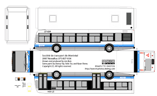 SP. Papel Modelismo: PaperCraft - PaperBus 2007 NovaBus LFS - Société ...
