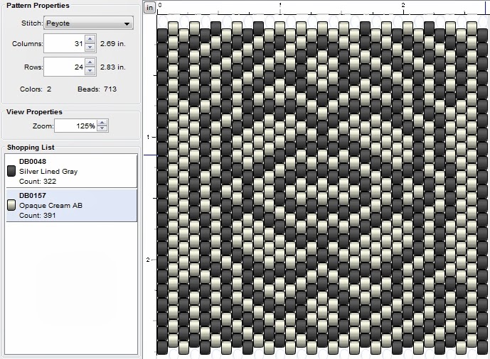 Imaginesque: Beading: Peyote Stitch Pattern 17