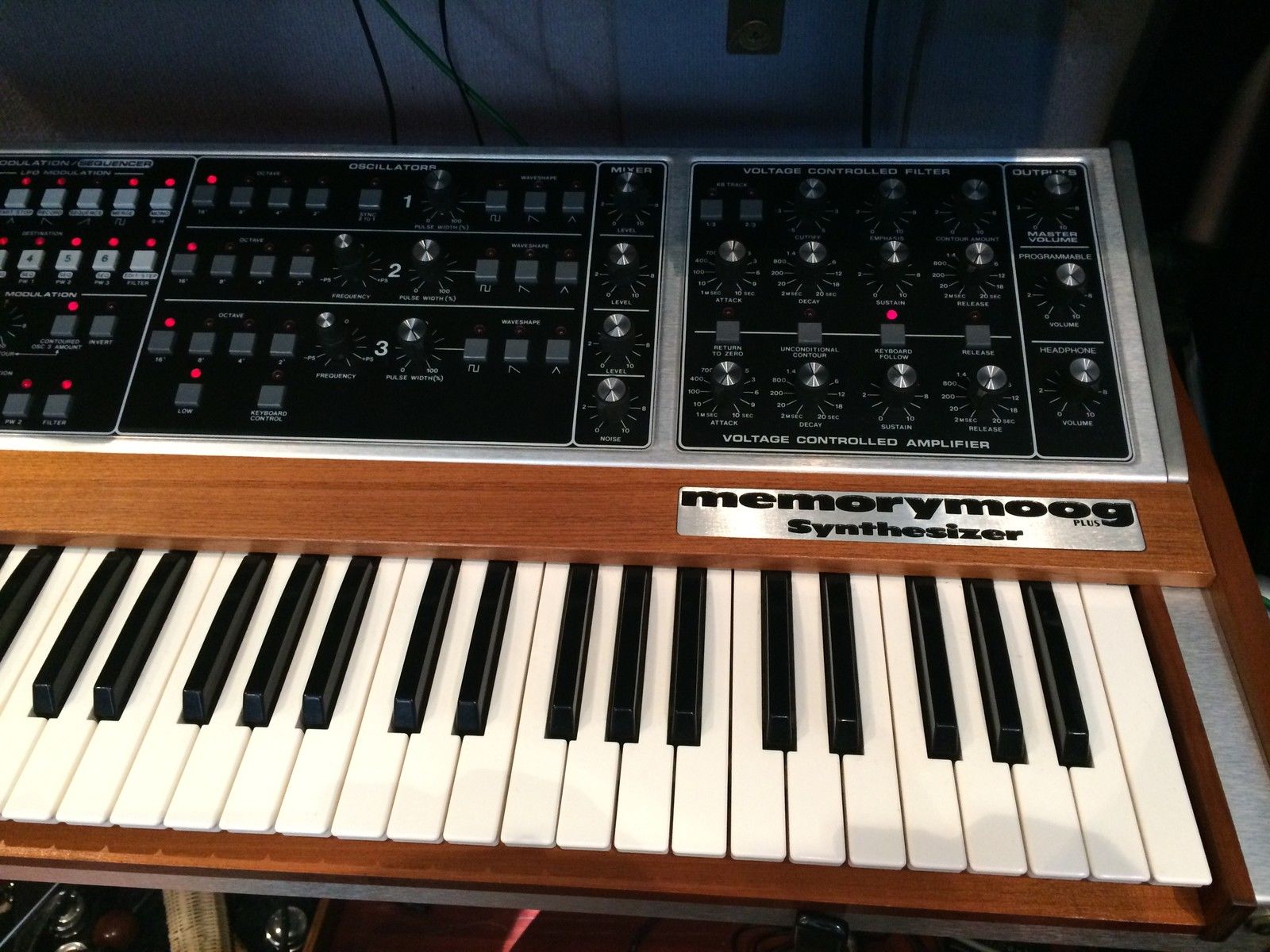 MATRIXSYNTH: Moog Memorymoog Plus Analog Synthesizer SN 3332