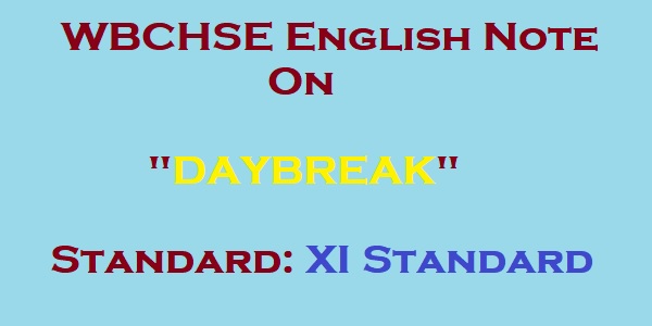 CREATION: Daybreak/ Part-1