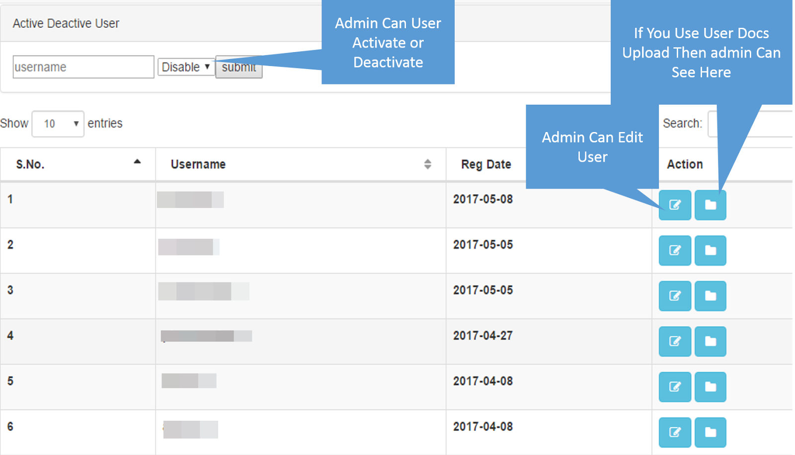 Radius manager: Radius Manager customized Script