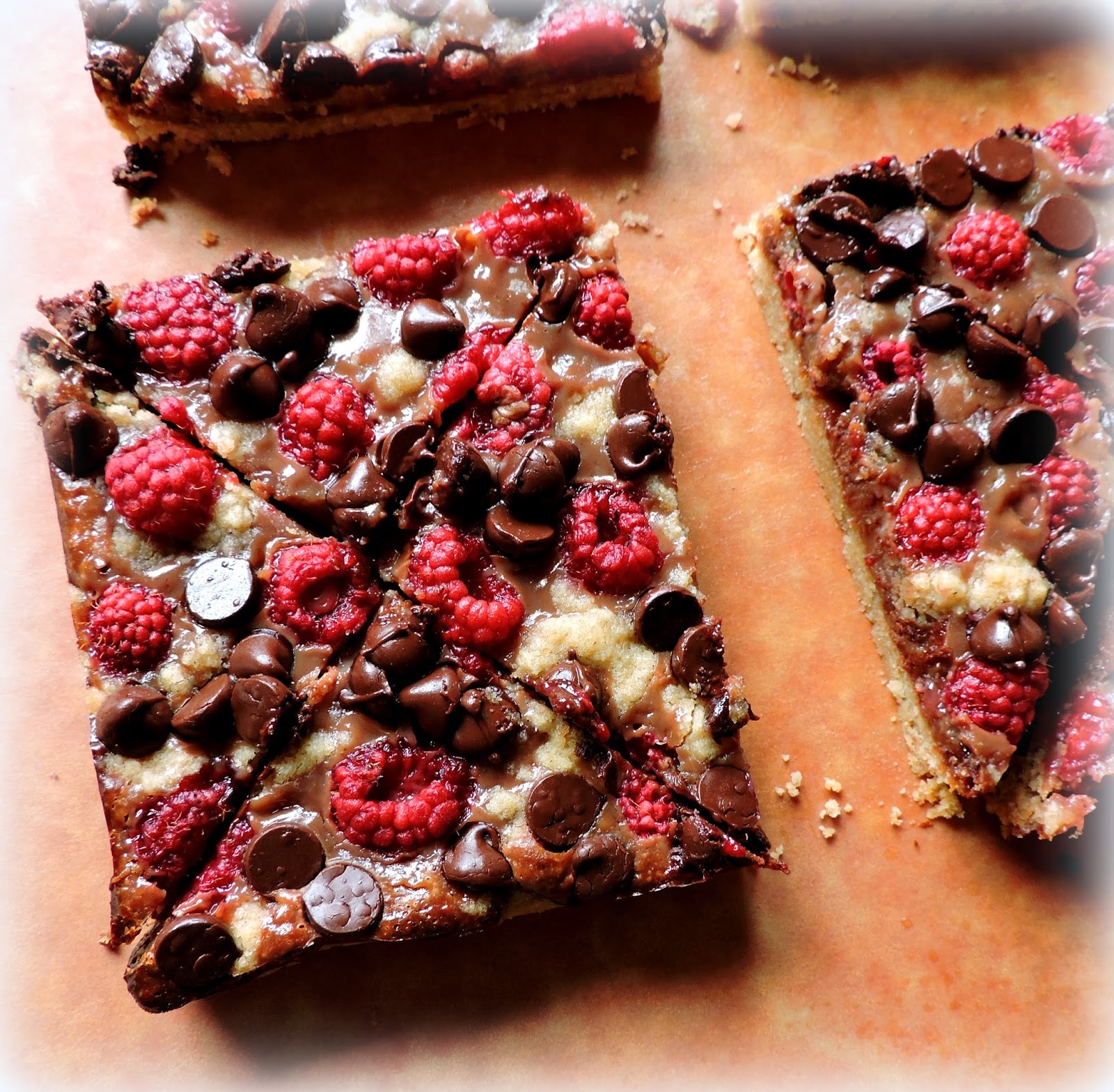 Chocolate Raspberry Pie Bars | The English Kitchen