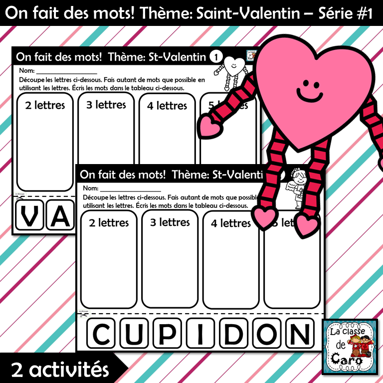 la classe de caro.: Saint-Valentin