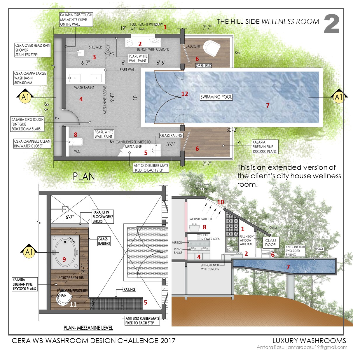 Luxury Washroom Design Challenge Entry