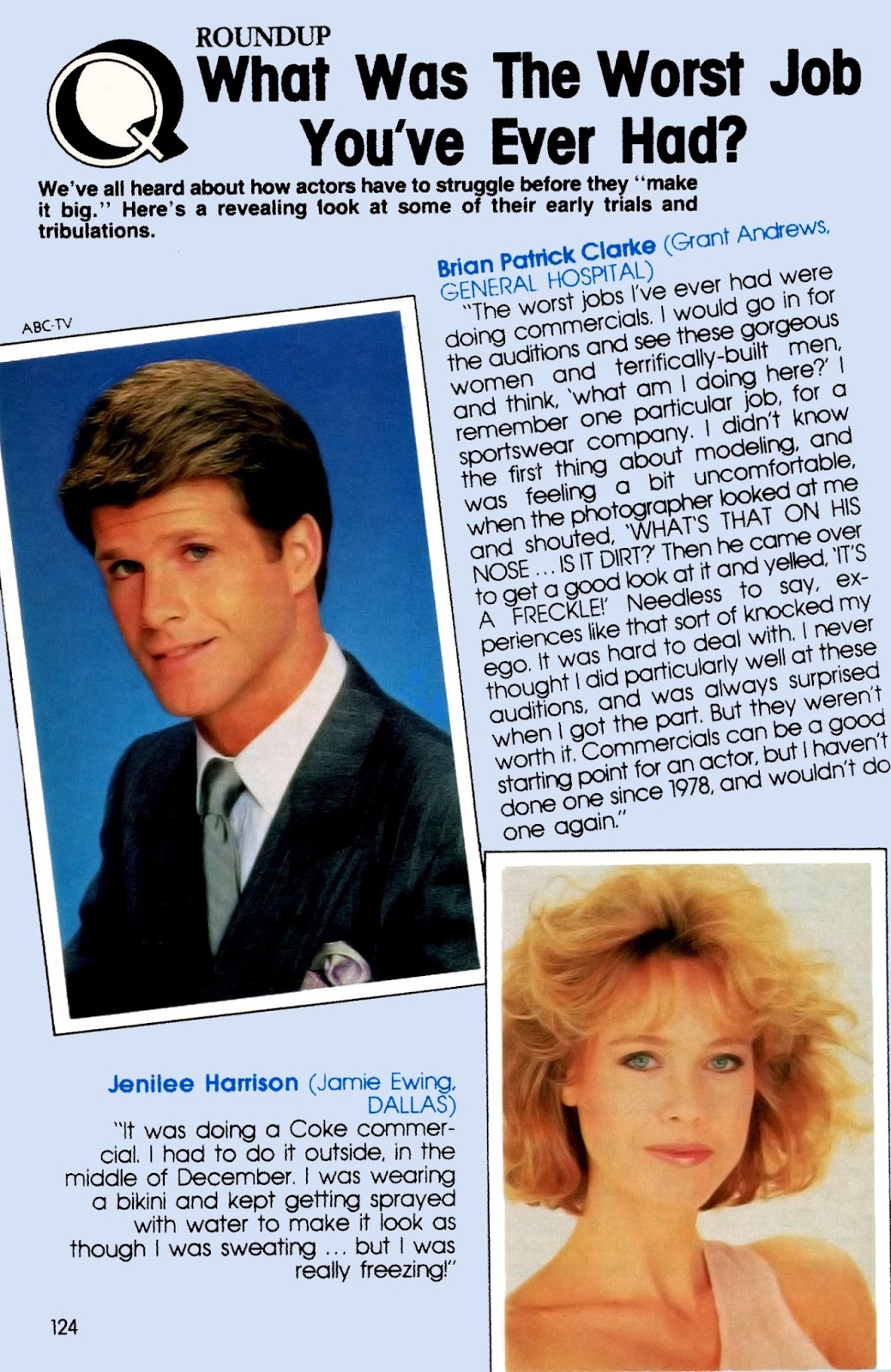 Soap Questions: Roundup - What Was The Worst Job You've Ever Had ...