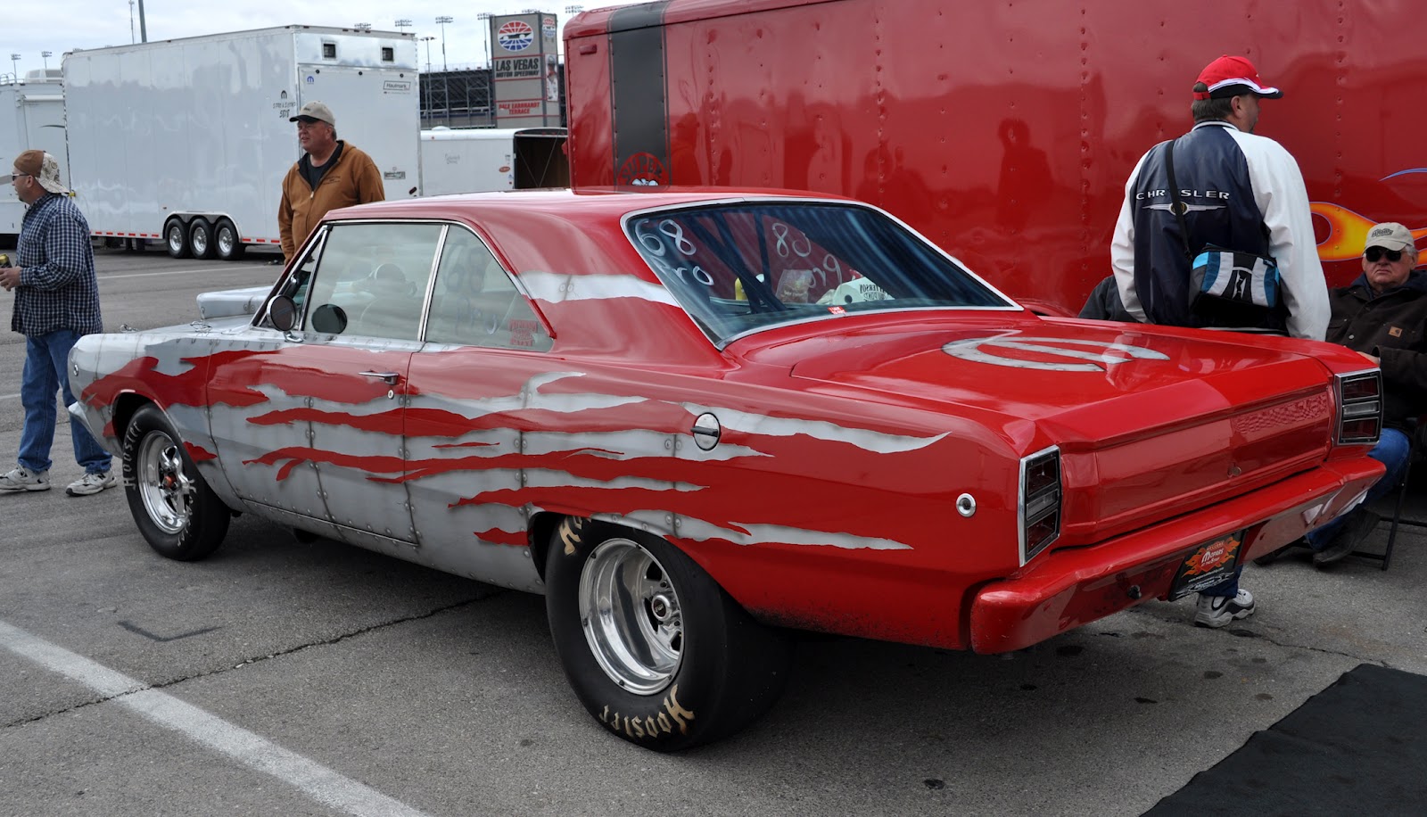 Just A Car Guy: Mopar Muscle cars from all over the pits at Mopars at ...