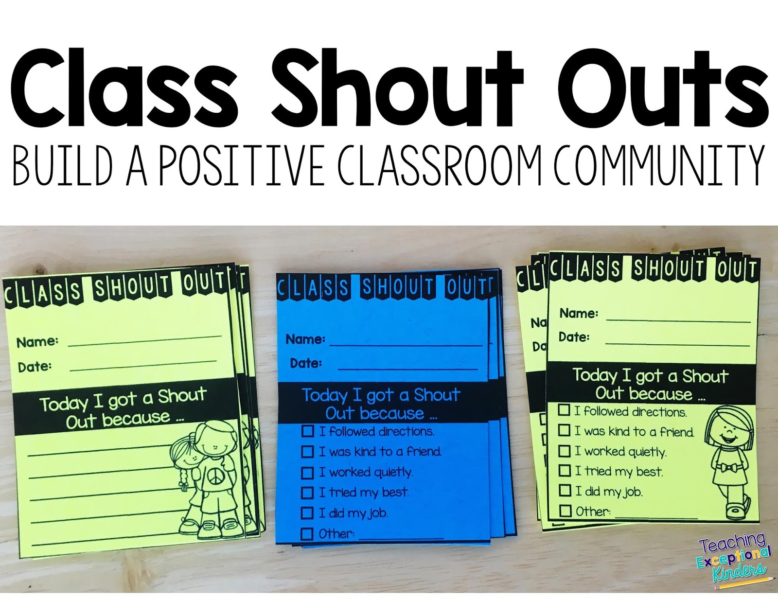 How to Stop Tattling in the Classroom - Teaching Exceptional Kinders