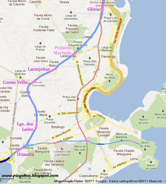O Rio Guina: L4 - trecho Humaitá-Glória-Rodoviária
