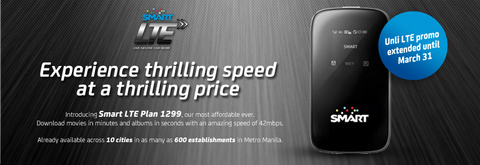 Smart LTE Pocket Wifi and LTE Modem Dongle Gets Extended Unlimited LTE ...