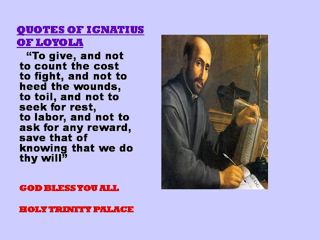 Saint Ignatius Of Loyola Quotes. QuotesGram
