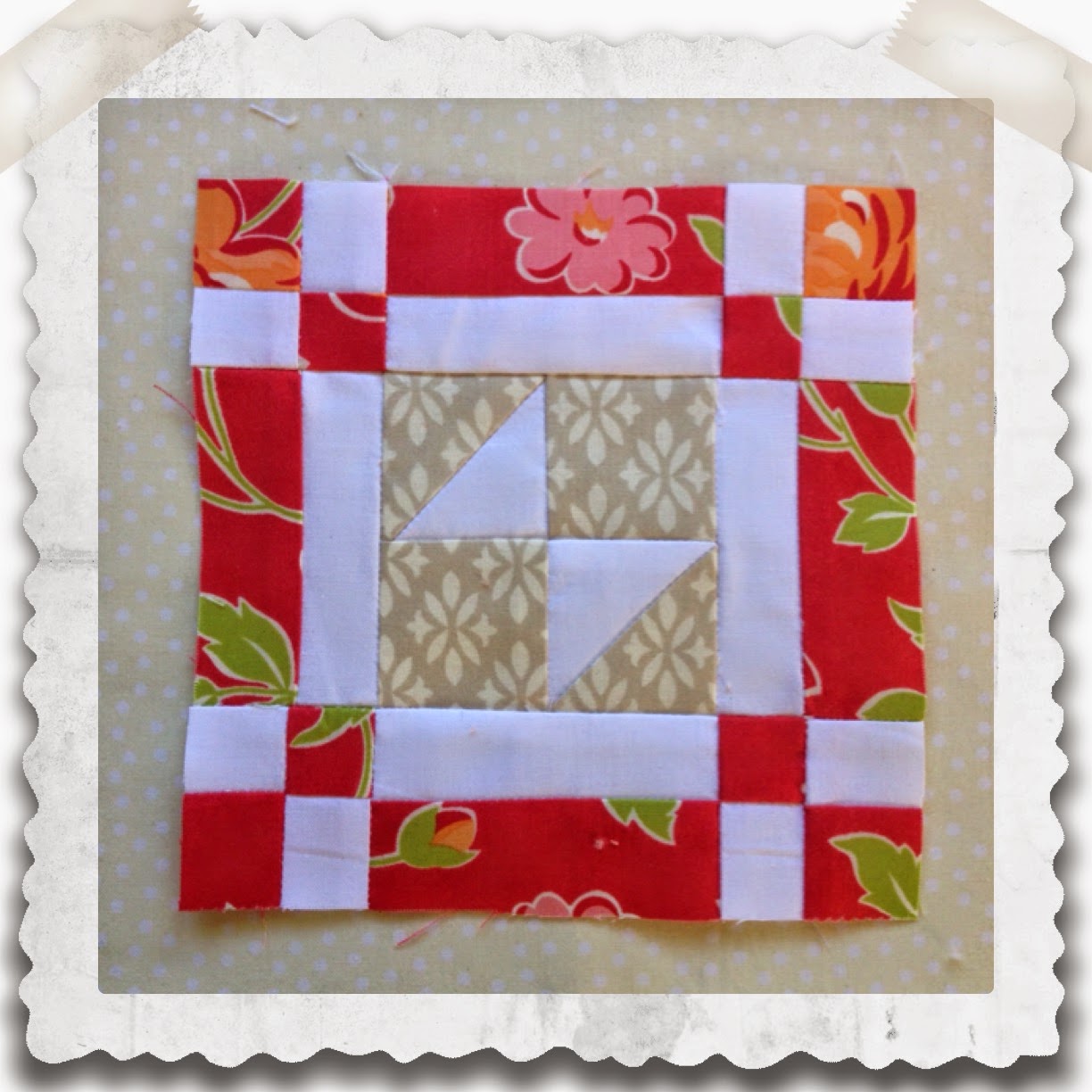 Chatelaine- Free BOW Sampler Quilt Block 26 - Threadbare Creations