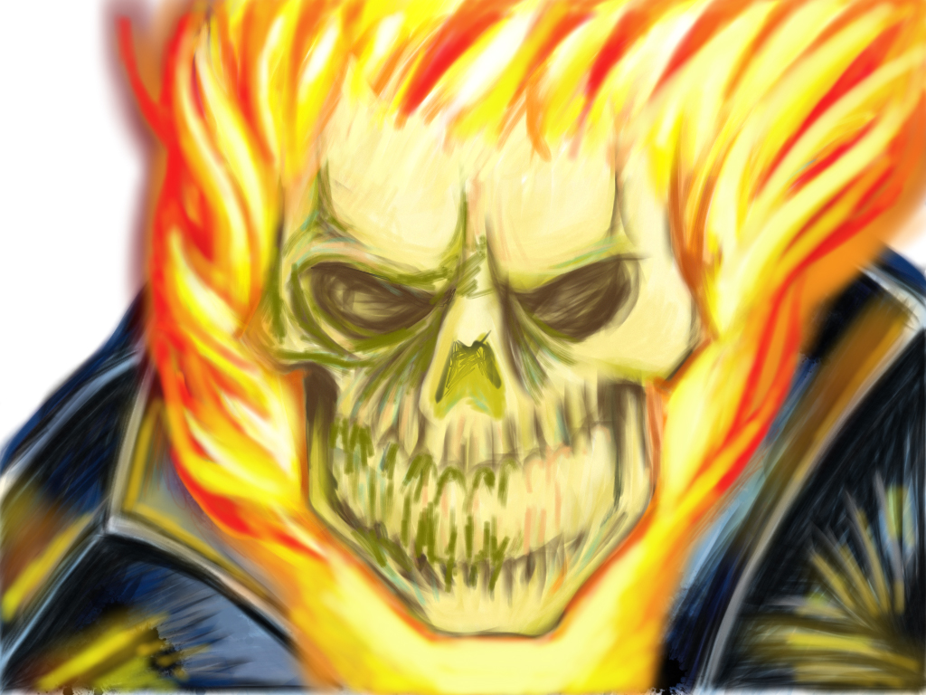 The Art of Garrick Dean: Ghost Rider on iPad