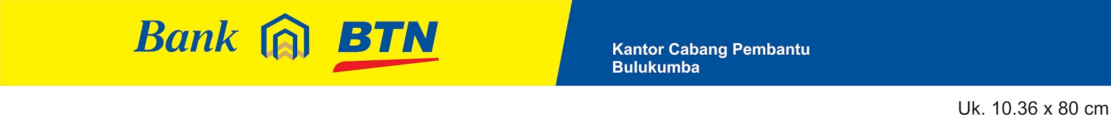 Bengkel Las Baja Karya: Logo Bank BTN cabang Bulukumba