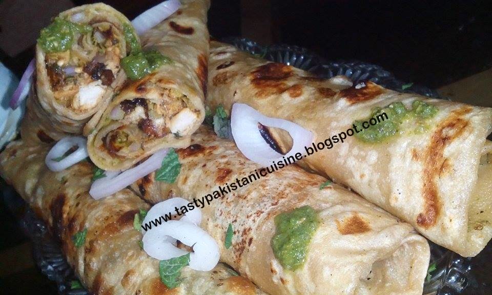 Pakistani Cuisine: Chicken Boti Roll
