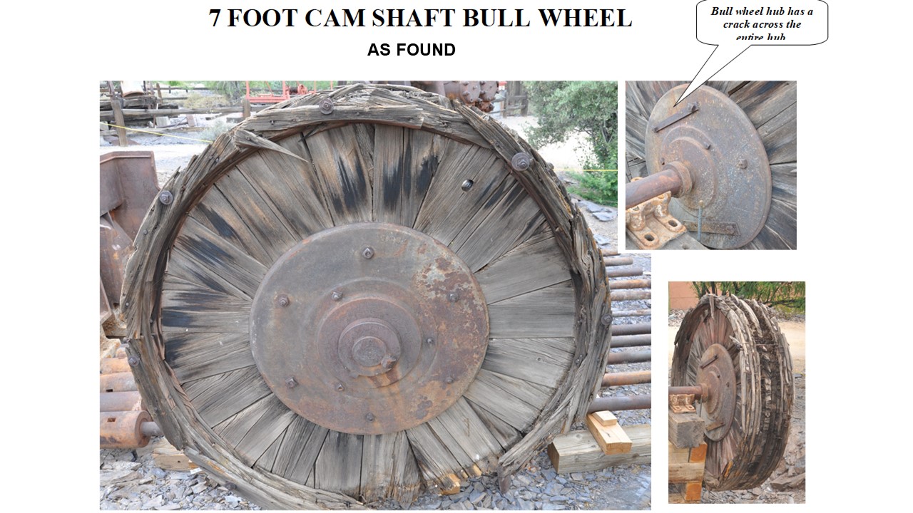 Restoring Historical Mining Equipment: (67) 7 Foot Bull Wheel Restoration