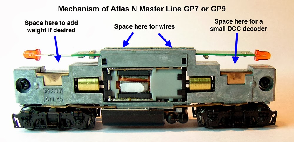 N Scale DCC Decoder Installs: TCS M1 in an Atlas N Master Line GP7