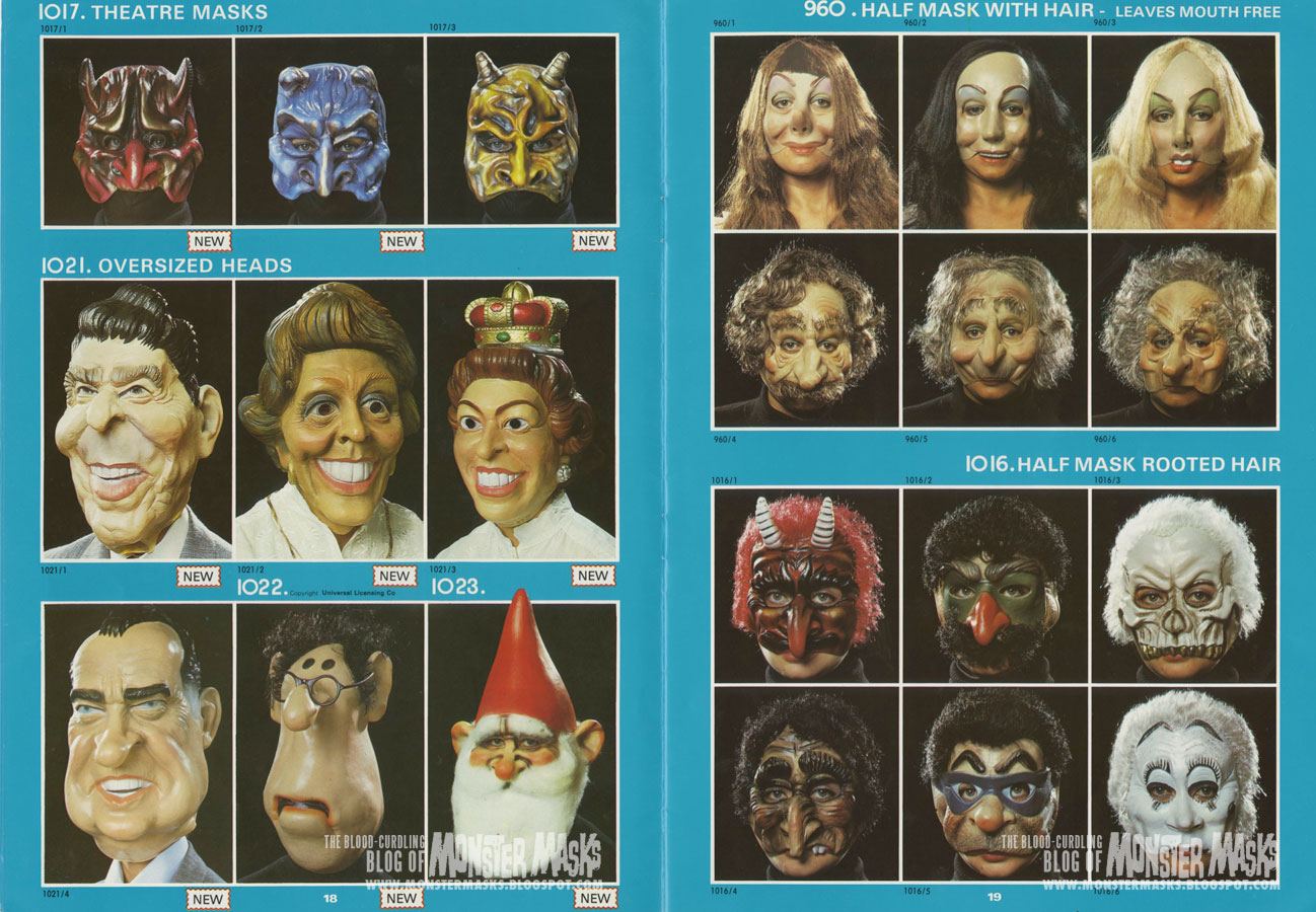 1983 Cesar Masquerade Catalog | Blood Curdling Blog of Monster Masks