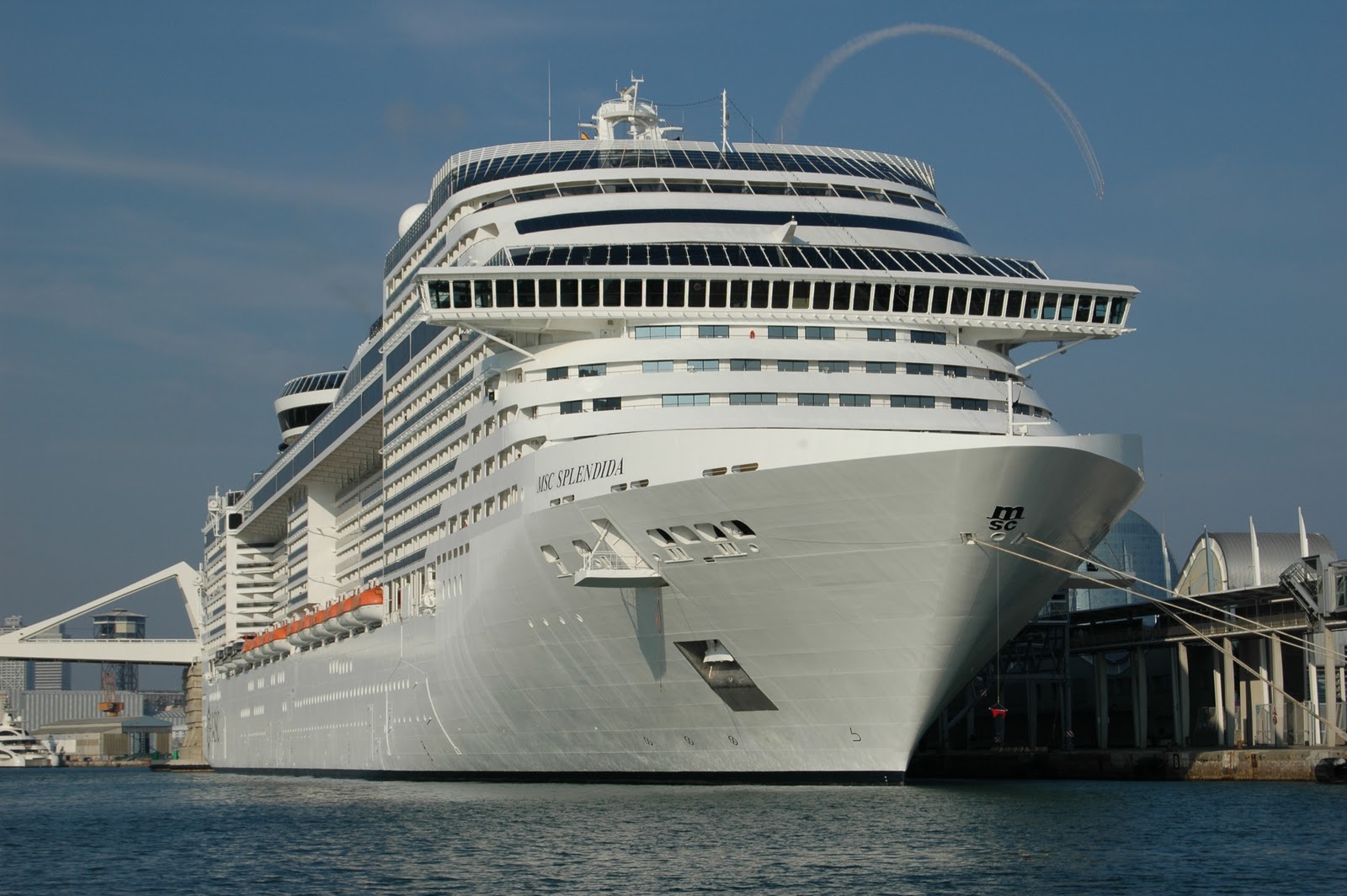 MSC SPLENDIDA at Barcelona
