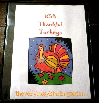 The Very Busy Kindergarten: Thankful Class Book