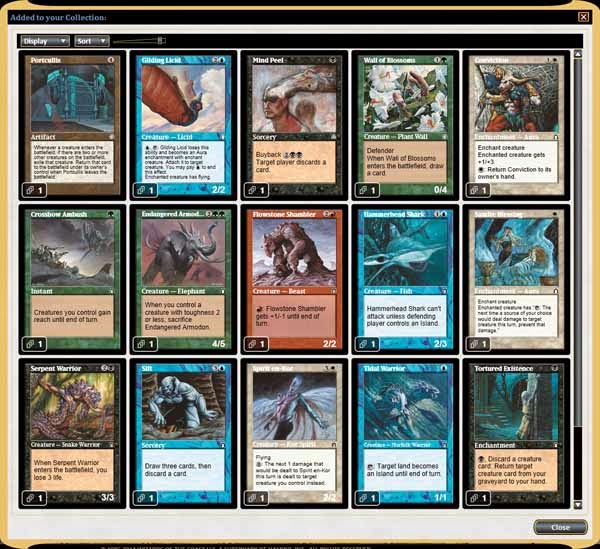 Magic the Gathering Adventures: Four booster packs of Stronghold online