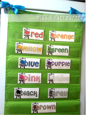 Color Words and August Journals - Miss Kindergarten