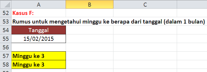 Tips-tips Rumus Excel: Rumus Kalkulasi Tanggal Untuk Berbagai Keperluan