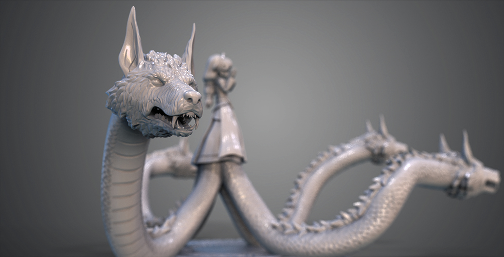 Smite - Scylla 3D Model for Printing | Static | 3D Printing Designs